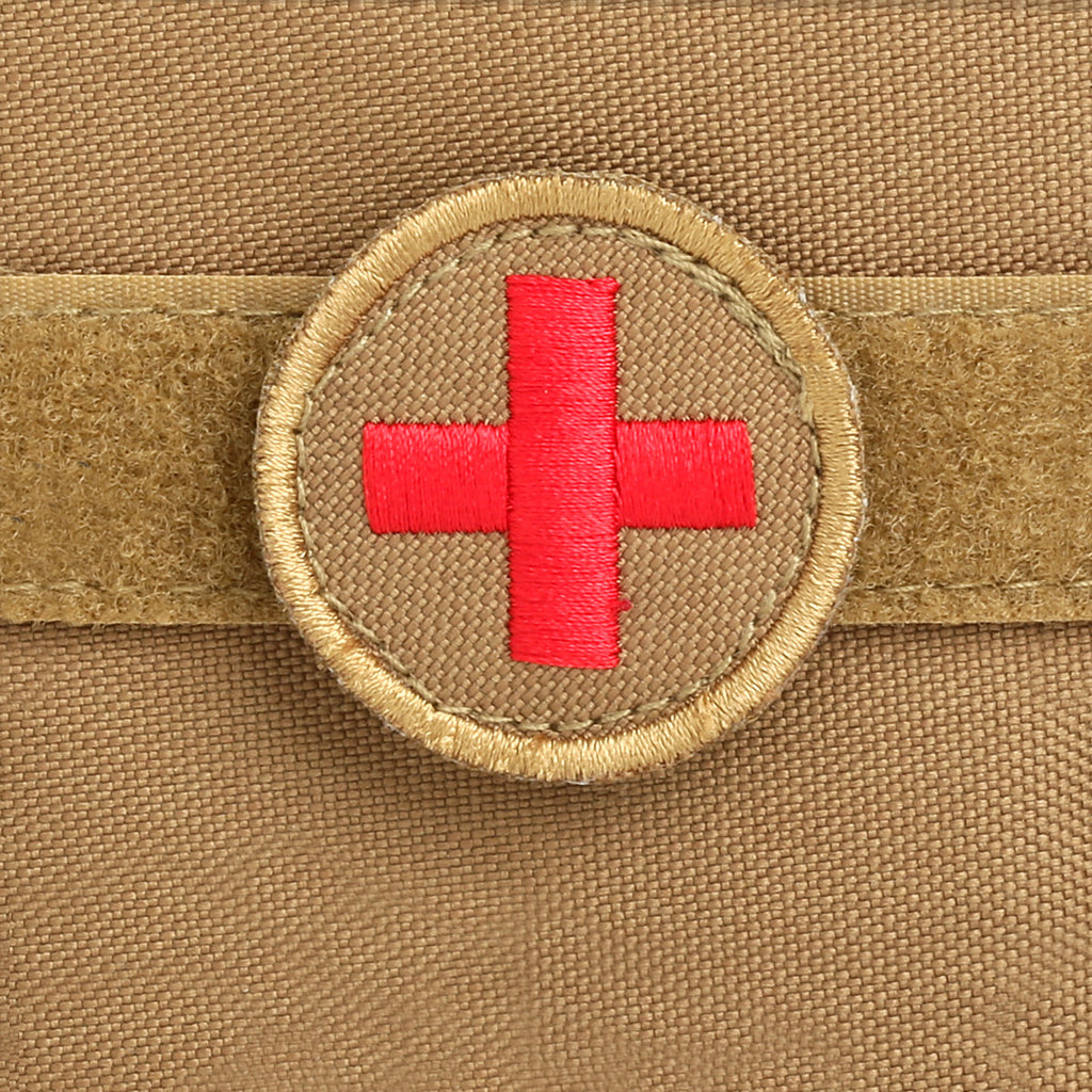 First Aid Patches MEDIC Cross EMT Embroidered Patch – Hook & Loop Back, Tactical Morale For Gear ...