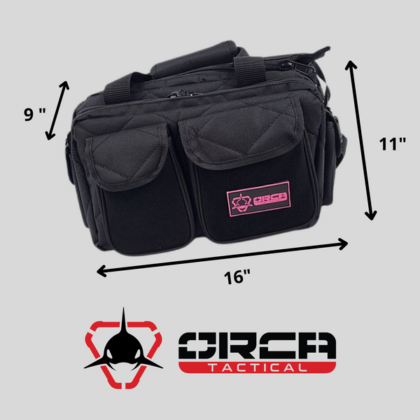 Orca Tactical Gun Range Bag for Women | Pistols Handguns and Ammo Duff ...